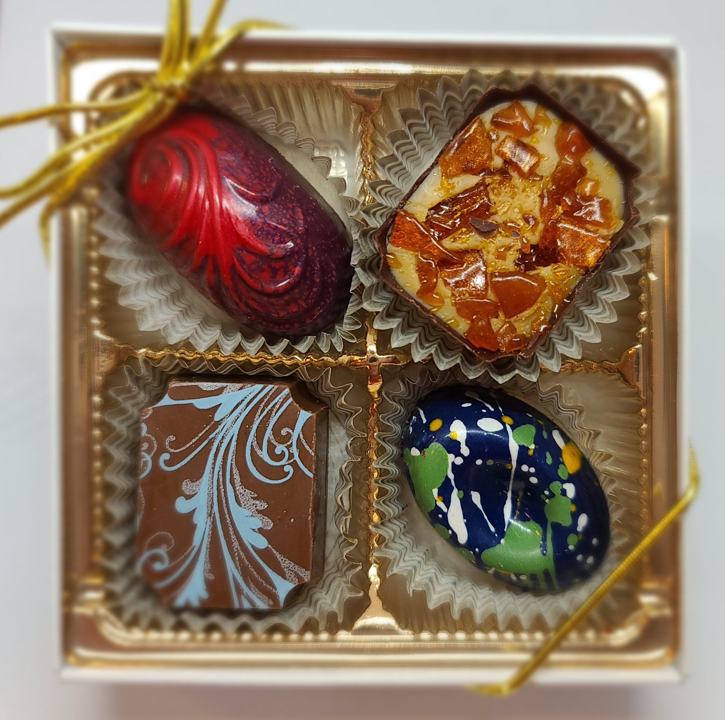 Box of 4 Truffles | Make a lasting impression this season with a gift ...